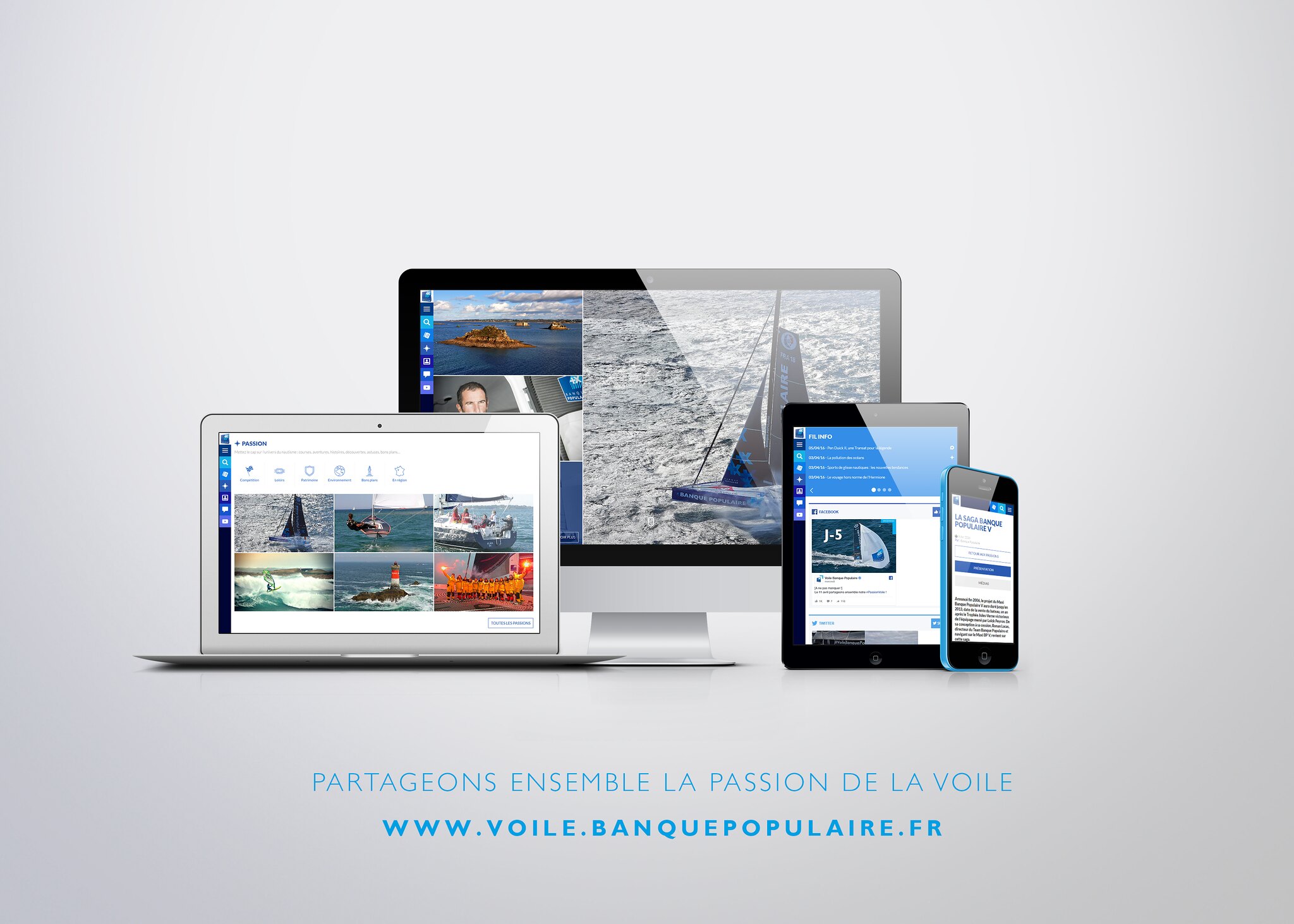 Nouveau site Voile Banque Populaire - Voile Banque Populaire