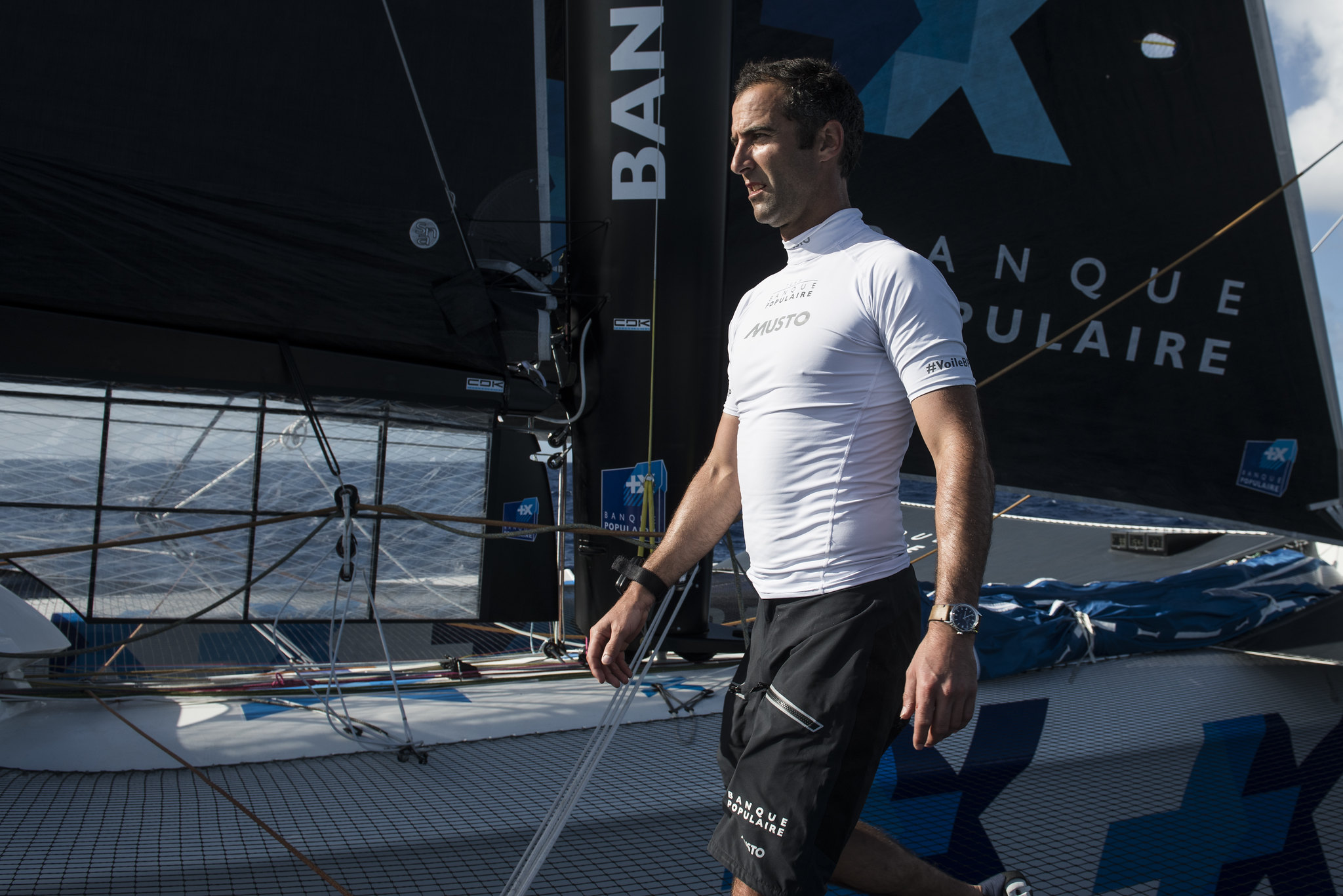 MAXI SOLO BANQUE POPULAIRE IX GUADELOUPE 2018 _054 - Voile Banque Populaire