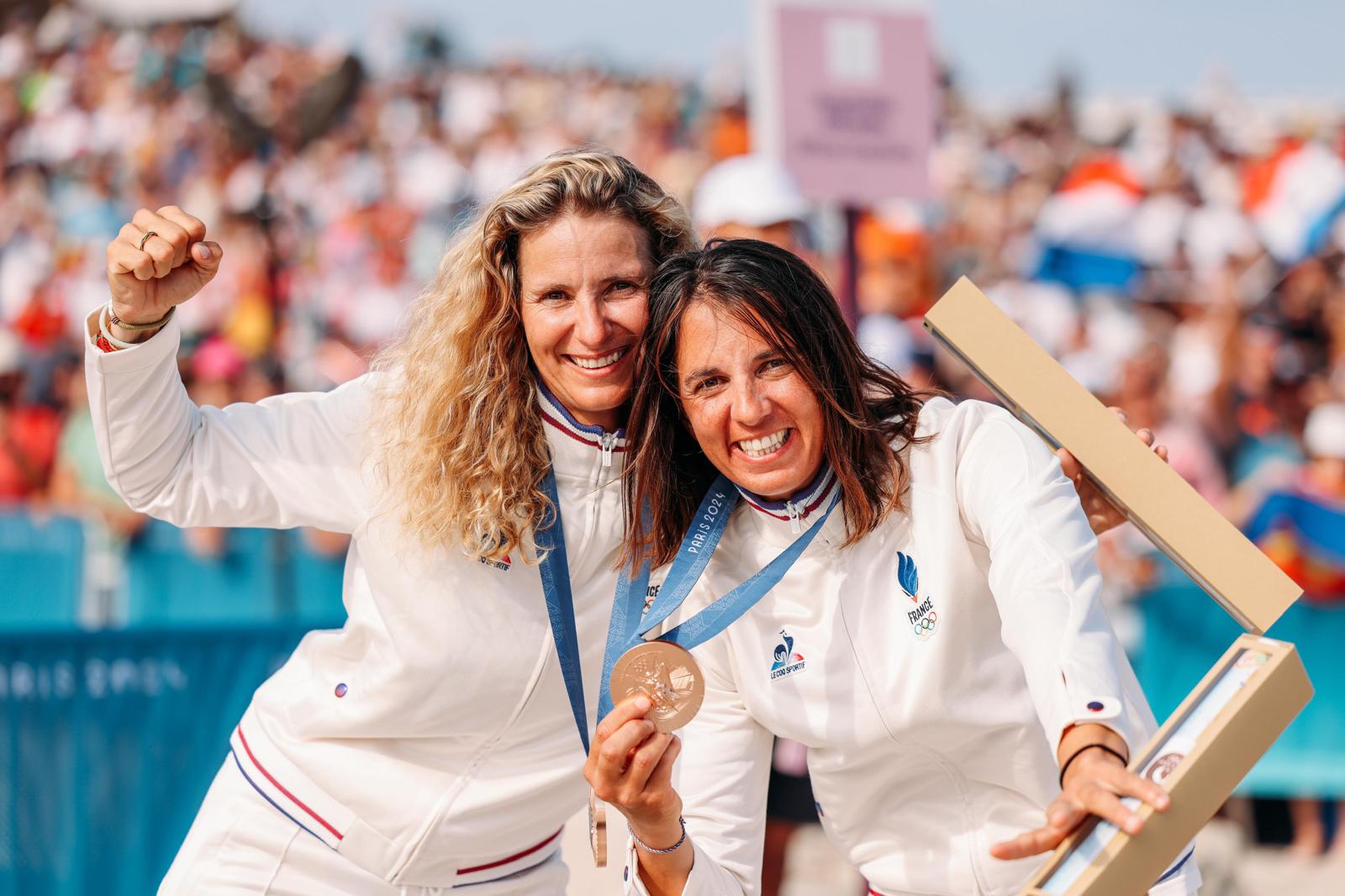 Sarah Steyaert et Charline Picon médaillées de Bronze " Le bronze fait ...